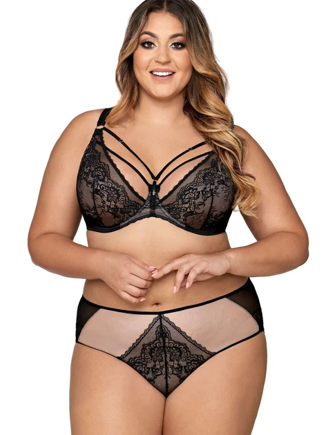 М'який мереживний бюстгальтер AVA 1824 Soft black 85E Чорний – Брендовий одяг | ROZETKA