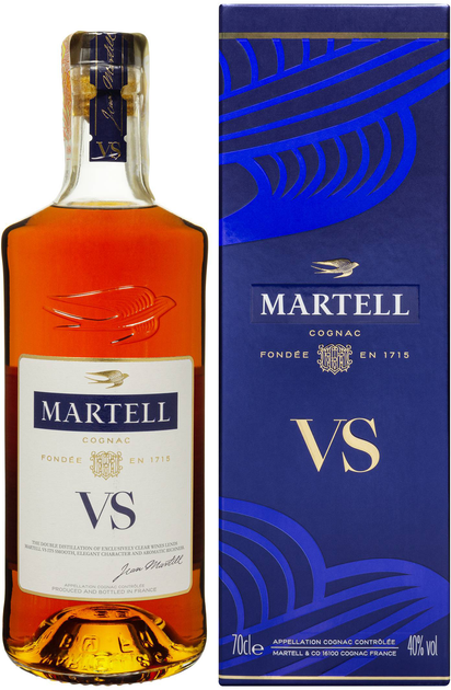 Коньяк Martell V.S. 0.7 л 40% (3219820000078) – фото, отзывы ...