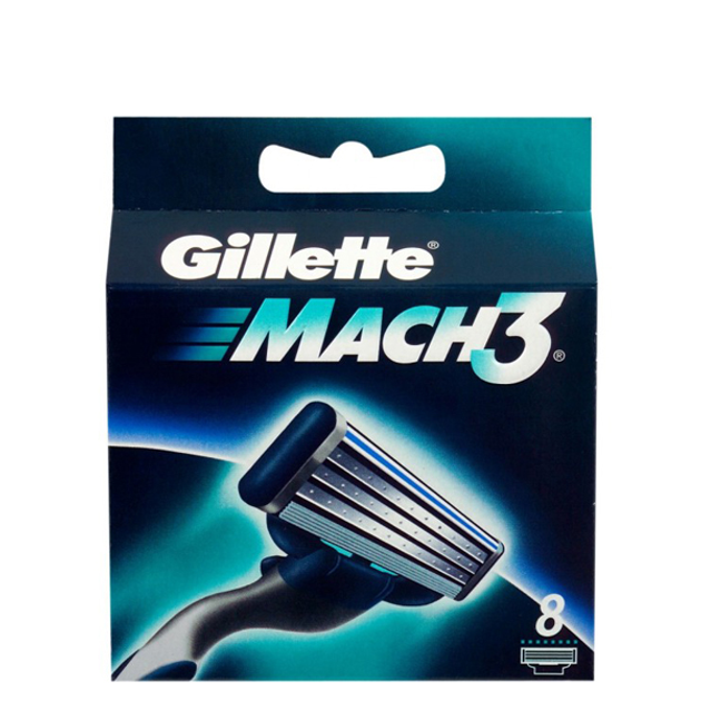 Сменные кассеты (лезвия) мужские Gillette Mach3 (8 шт.) от продавца ...