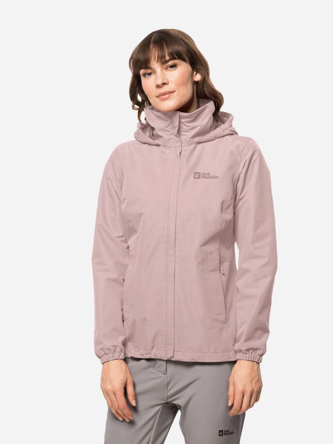 Спортивная ветровка с капюшоном женская Jack Wolfskin Stormy Point 2L ...