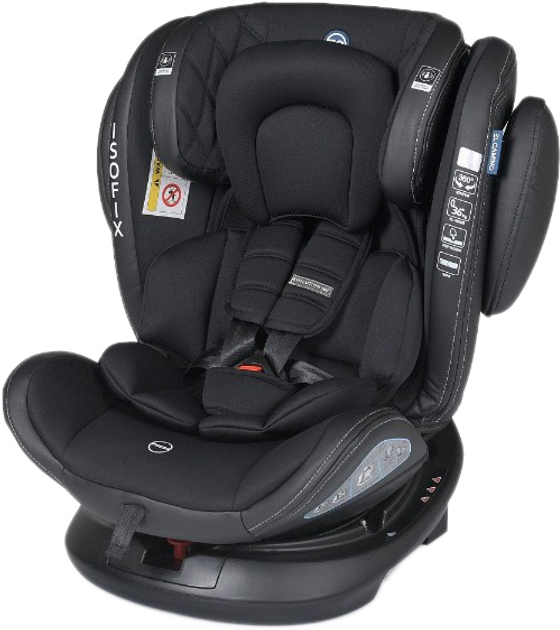 Автокресло El Camino Me 1045 Evolution 360 Isofix 0-36 кг Royal black ...