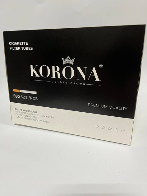 Гильзы для сигарет KORONA 550 штук – фото, отзывы, характеристики в ...