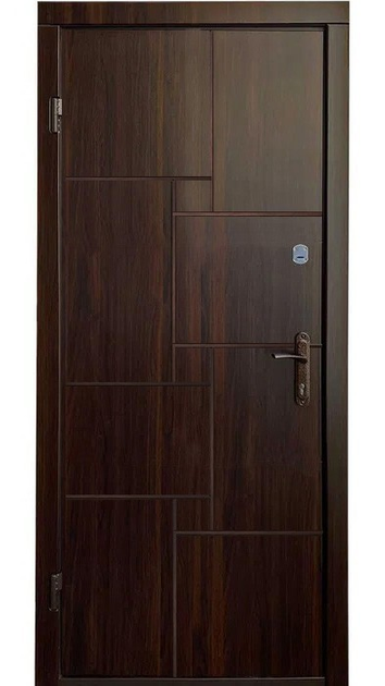Входные двери LUCKY DOORS 50мм модель 34 МДФ/МДФ 2040х960 левые (1-27 ...