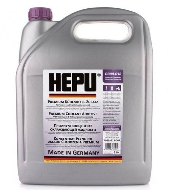 Антифриз HEPU Antifreeze Фиолетовый G13 | 5 литров | P999-G13-005 ...