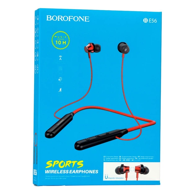 Бездротові навушники Borofone BE56 Powerful sports Bluetooth V5.0 ...