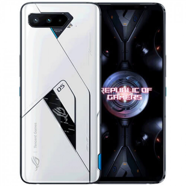 Мобильный телефон ASUS ROG Phone 5 Ultimate 18/512GB Storm White (кулер ...