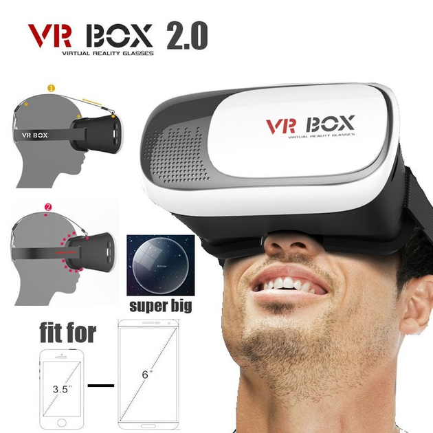 Очки виртуальной реальности для телефона VR Case VRBOX 2.0 Виар шлем ...