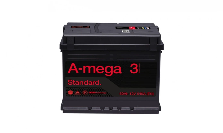Акумулятор A-mega Standard 60Ah 540A (+ -) – фото, відгуки ...