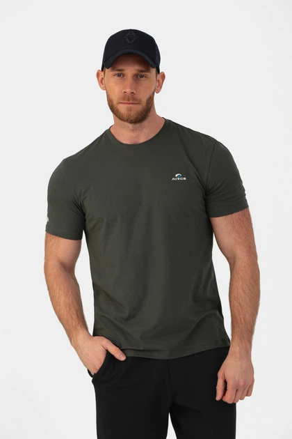 Футболка AVECS - 30347/25 - Хакі M – Брендовая одежда | ROZETKA