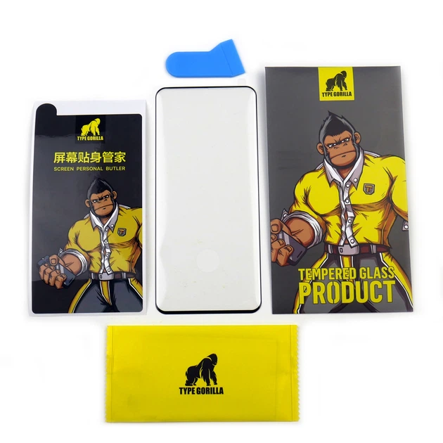 Захисне скло Type Gorilla Curved Full Cover Tempered Glass Samsung S20 ...