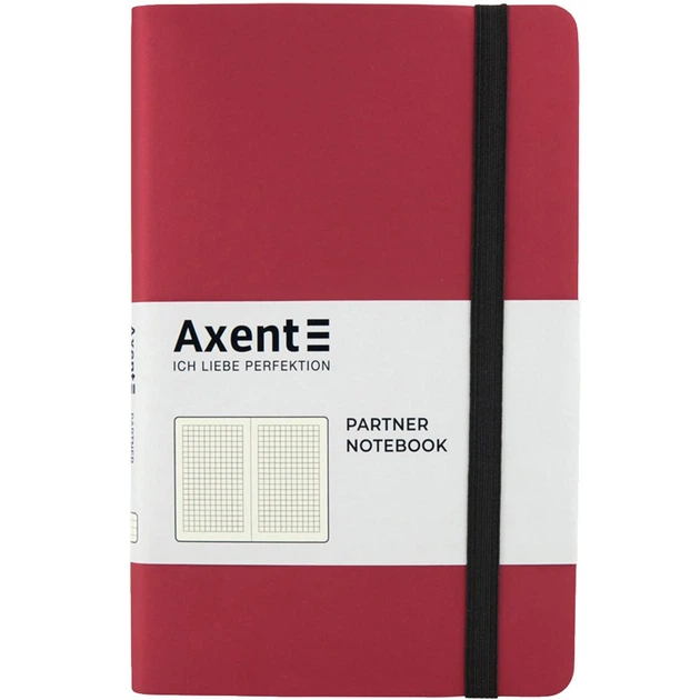 Книга записная Axent Partner Soft A5 125x195 мм 96 листов красная – фото, отзывы, характеристики ...