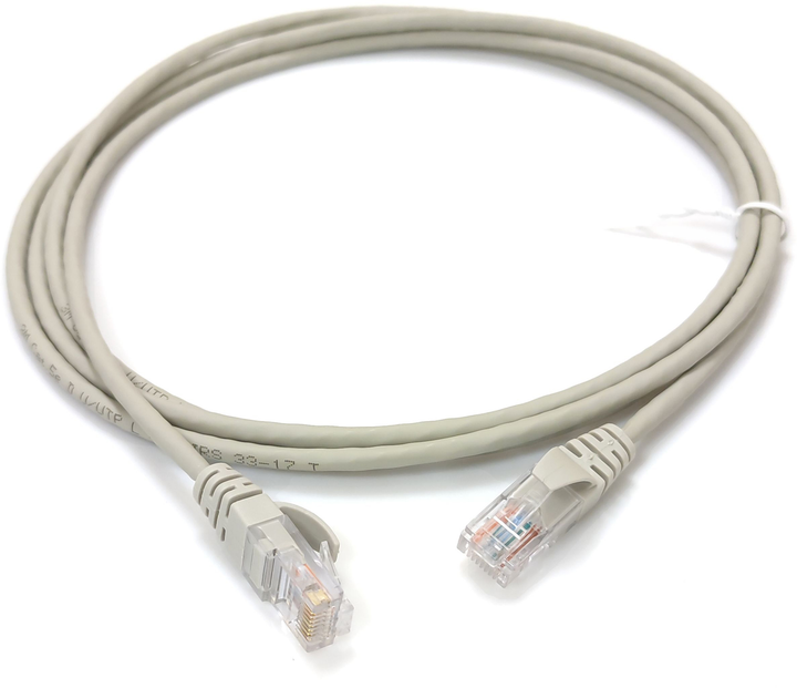 Патч-корд Corning CAT5e U/UTP 0.5 м LSZH Сірий 26AWG Slim (UU008167973 ...