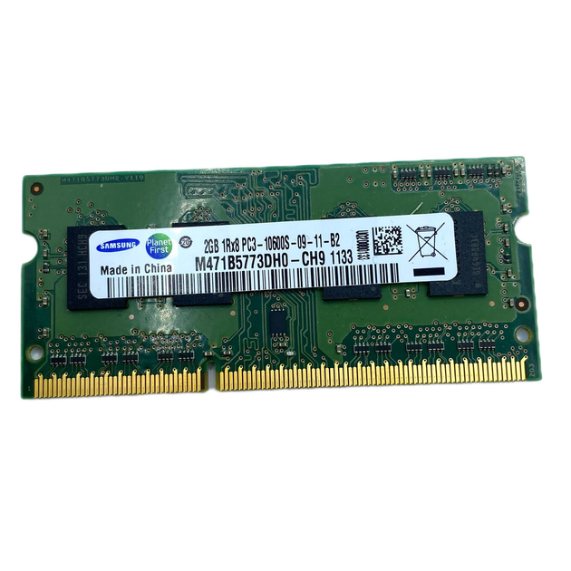 Оперативна память для ноутбука Sodimm Samsung Ddr3 2gb 1333mhz Pc3