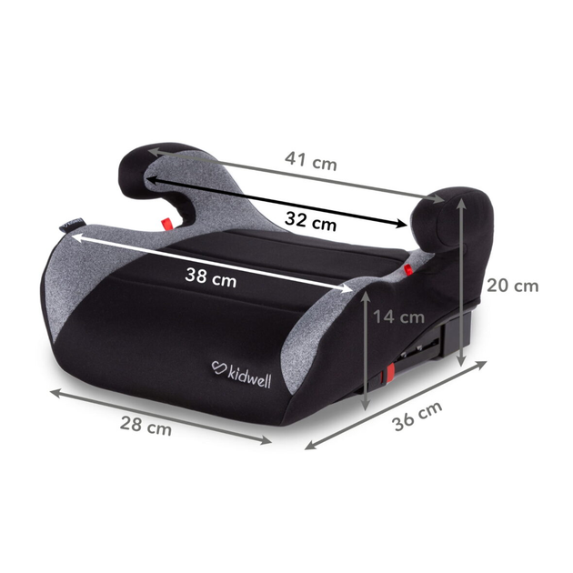 Бустер Kidwell BAXTER Isofix 15-36 кг Black – фото, отзывы ...