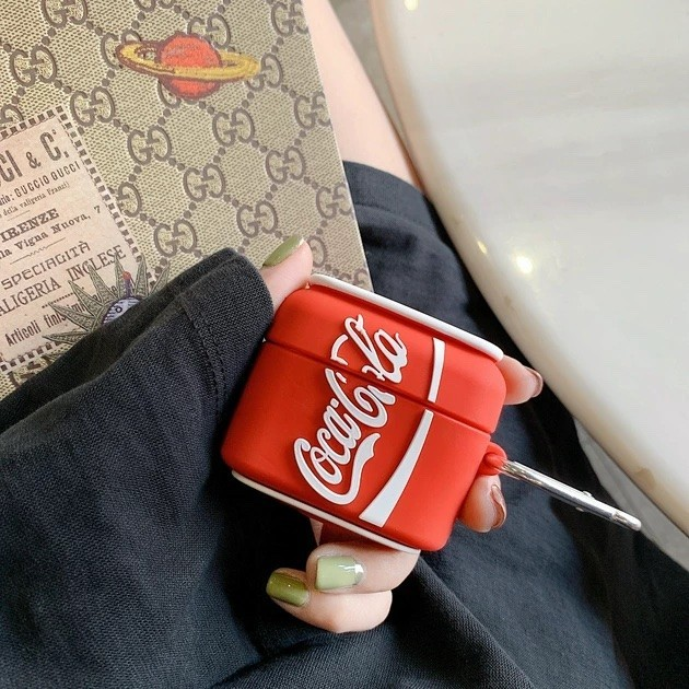 Чехол для наушников AirPods Pro Coca Cola (Кока-Кола) красный – фото ...