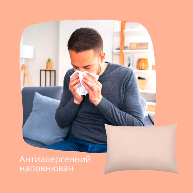 Набор подушек IDEIA беж Антиаллергенных 50х70 см 2 шт (2200004270746 ...