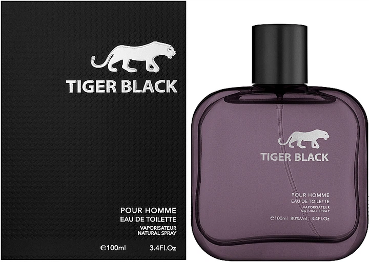 Туалетная вода для мужчин Tri Fragrances Tiger Black 100 мл ...