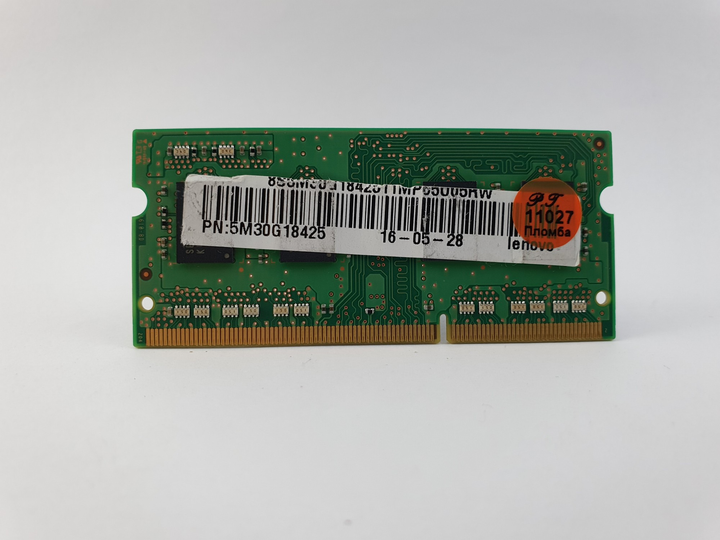 Оперативная память для ноутбука Sodimm Samsung Ddr3l 4gb 1600mhz Pc3l
