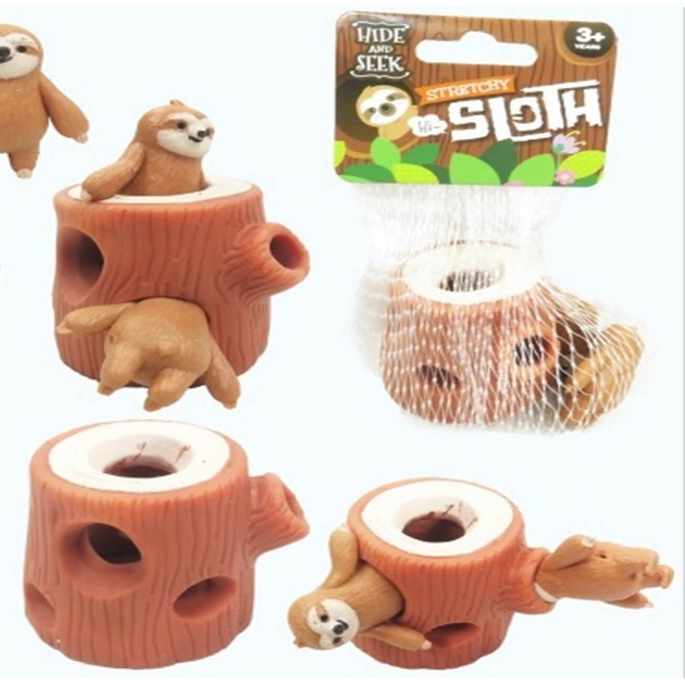 Игрушка антистресс мягкие ленивцы в дупле 80-9591 A-Toys (80-9591 ...