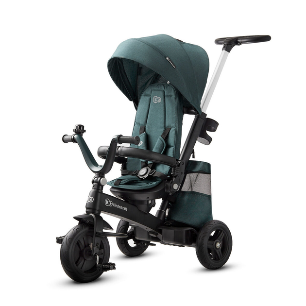 Велосипед трехколесный Kinderkraft EASYTWIST Midnight Green – фото ...