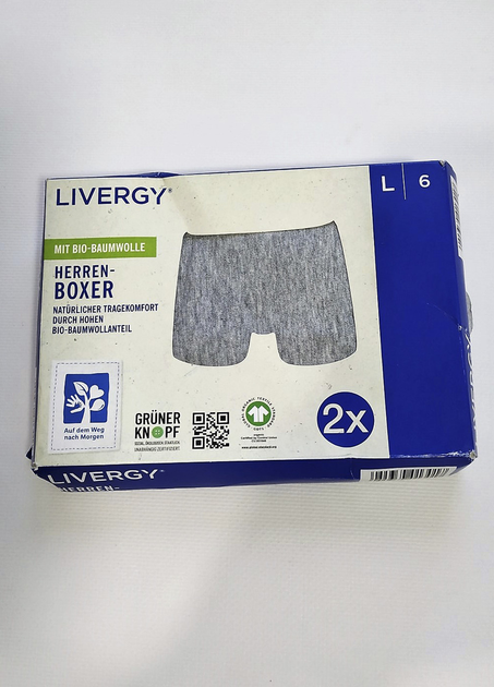 Трусы боксеры комплект 2 шт Livergy L серый (36034) от продавца: DOLIA ...