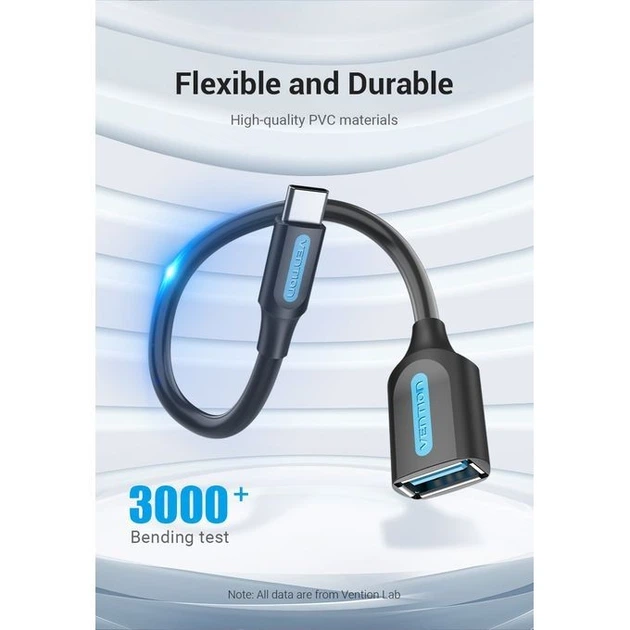 Переходник адаптер Vention Type-C 3.1 (Gen 1) male to USB 3.0 A female ...