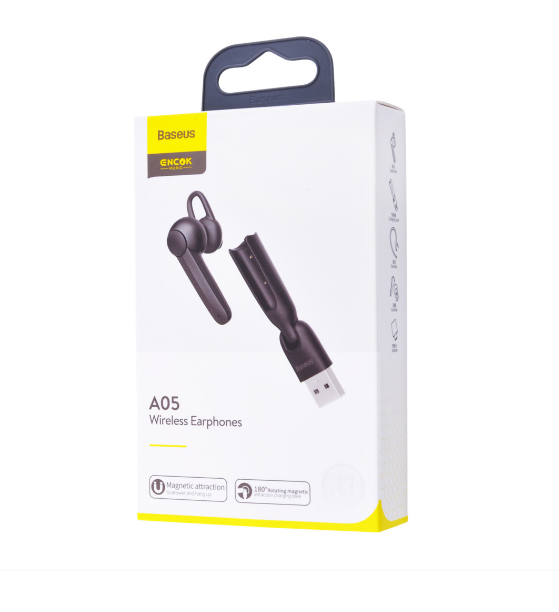 Беспроводная Bluetooth гарнитура Baseus Encok Wirelless Earphones A05 ...
