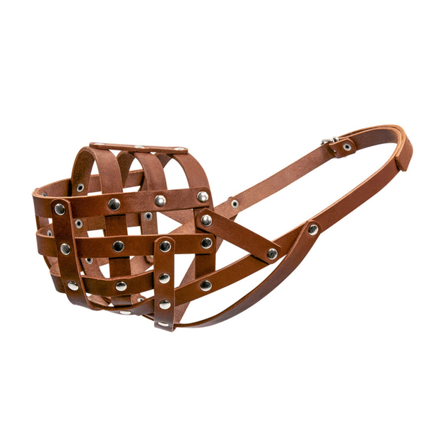 Намордник мягкий "CoLLaR" №4 (ротвейлер кобель), коричневый – купить ...