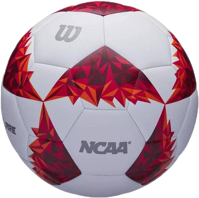 Мяч футбольный Wilson NCAA Flare Size 5 White/Red (WTE4950XB05) – фото ...