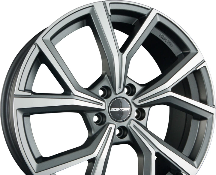 GMP ITALIA MENTOR Matt Anthracite Diamond R17 W7 PCD5x114.3 ET45 DIA73 ...