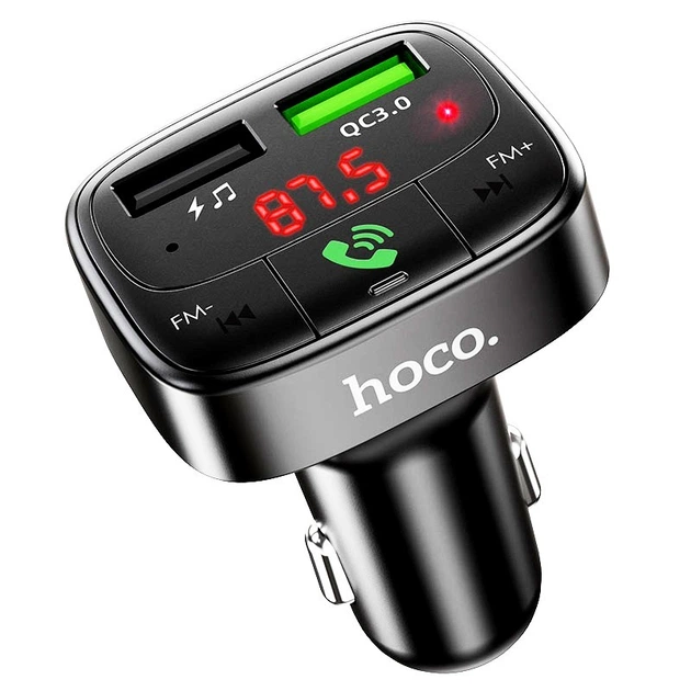 Автомобильный FM-трансмиттер модулятор Hoco E59 Promise |2USB, QC3.0 ...