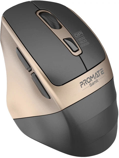 Мышь Promate Samit Wireless Gold (samit.gold) – фото, отзывы ...