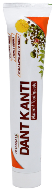 Зубная паста Patanjali Ayurved Dant Kanti Натуральная 200 г ...