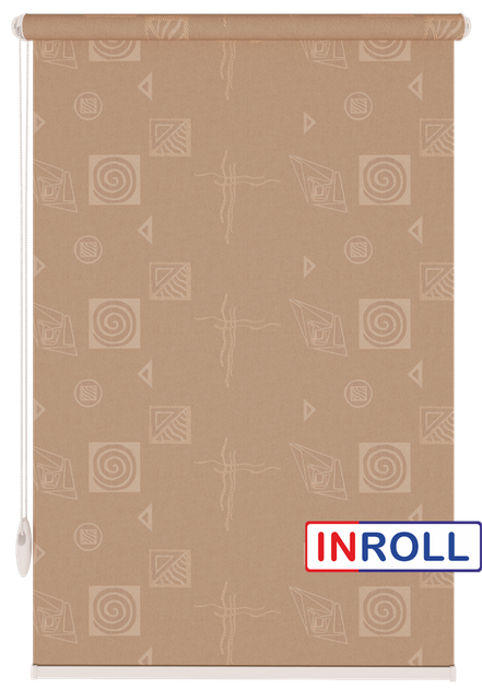 Ролета тканевая INROLL Есо-Standart 50х165 см Ikea Маккофе 2085 – фото ...