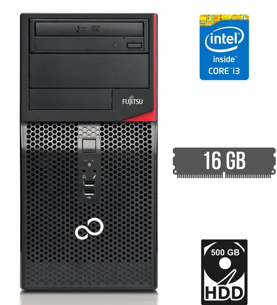 Компьютер Fujitsu Esprimo P420 E85+ Tower / Intel Core i3-4130 (2 (4 ...