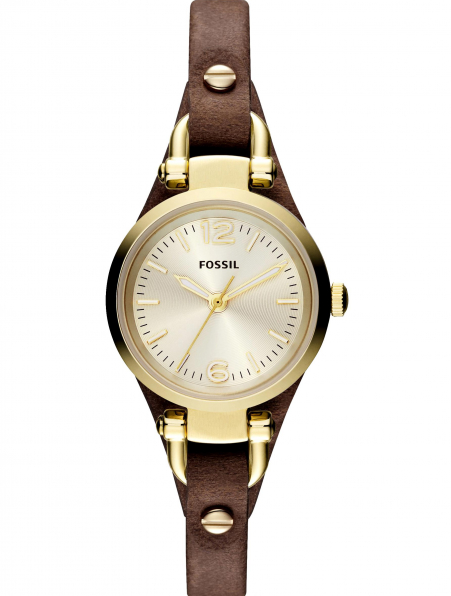 Жіночий наручний годинник Fossil Es3264 Золото Коричневий купити онлайн на Rozetka