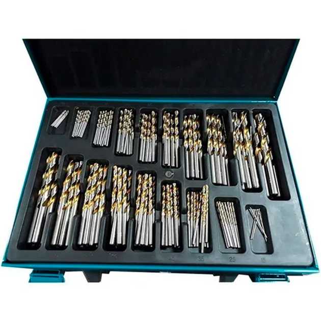 Набор сверел HSS по металлу 1-10 мм Makita D-30564 (170 шт) – фото ...