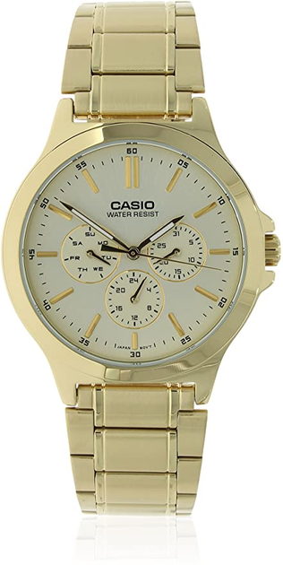 Наручные часы Casio MTP-V300G-9AUDF Золотистые – фото, отзывы ...