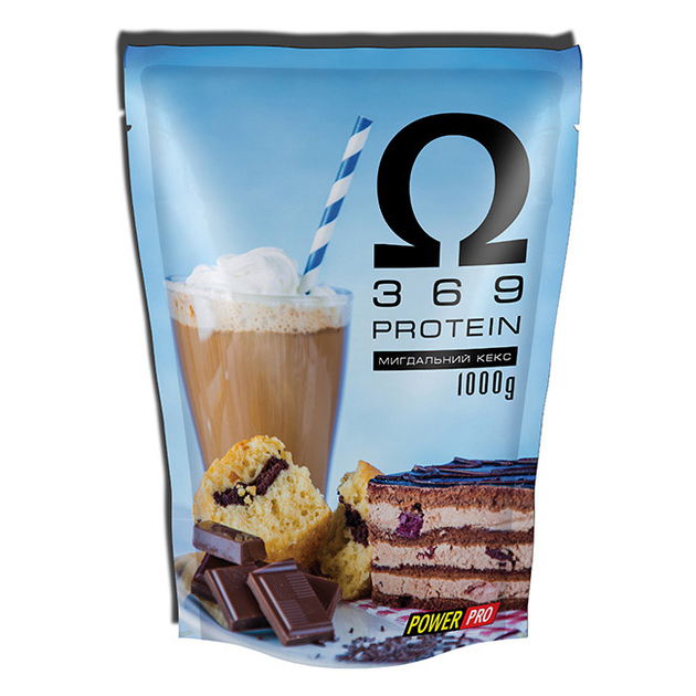 Протеин Power Pro OMEGA 3-6-9 Protein 1 кг, вкус мигдальный кекс – фото ...