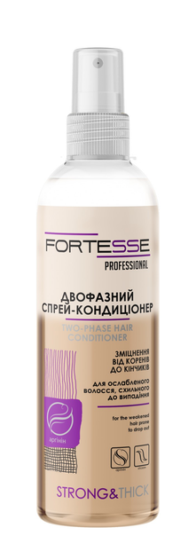 Зміцнюючий двофазний спрей-кондиціонер «Fortesse Professional» Strong ...