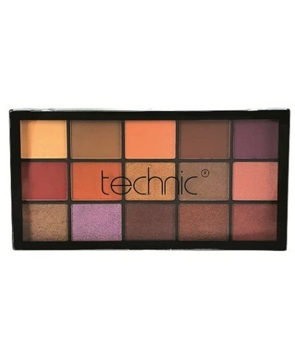 Палитра теней Technic Cosmetics 15 Colours Eyeshadow Palette - Peanut Butter & Jelly 30 гр. от ...