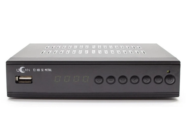 Т2 тюнер DVB-C/T/T2 uClan T2 HD SE Metal IPTV с интернет приложениями, поддержкой кабельного ТВ ...