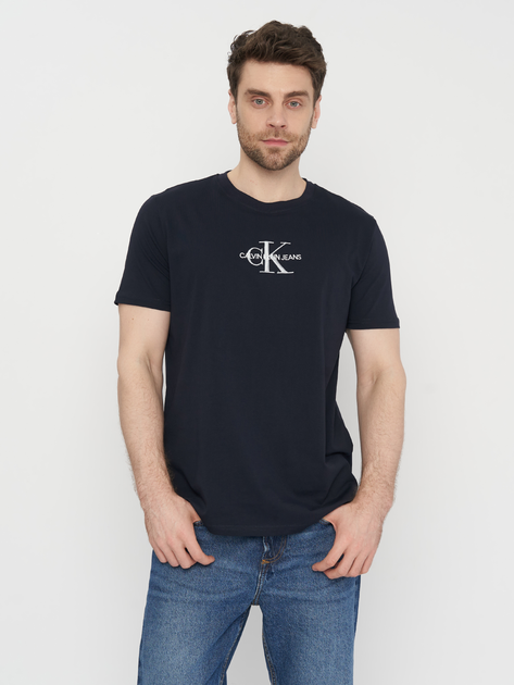 Футболка Calvin Klein Jeans 11012 2 S 44 Темно синя в інтернет