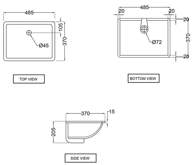 Раковина JAQUAR Continental CNS-WHT-701 біла – фото, відгуки ...