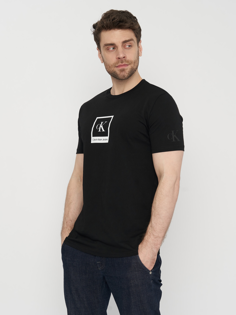 Футболка Calvin Klein Jeans 11015 L 48 Чорна в інтернет магазині