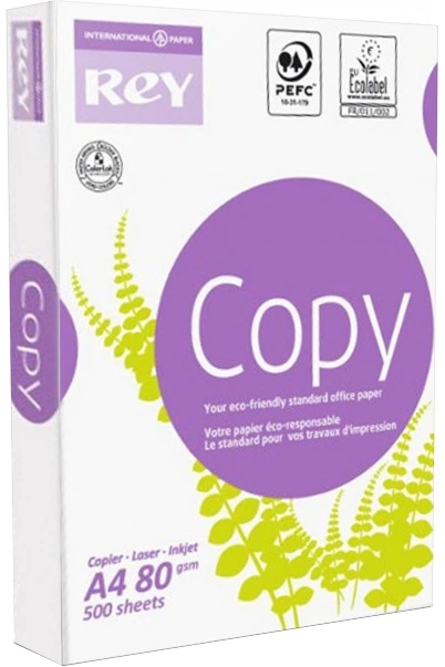 Відгуки про Папір Rey Copy А4 80 г/м2 500 аркушів (3141728704706) | ROZETKA