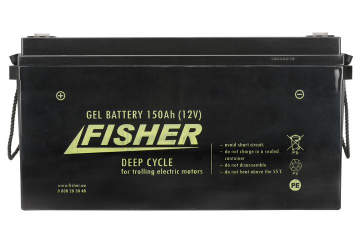 Аккумулятор для лодочного мотора Fisher Gel 12V 150Ah (150AH gel ...