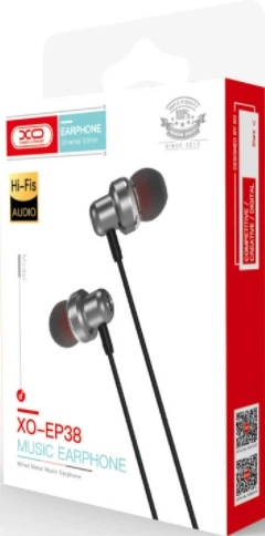 Наушники XO EP38 3.5mm In-ear Earphone 1.15M Gray купить в интернет-магазине ROZETKA - Наушники ...