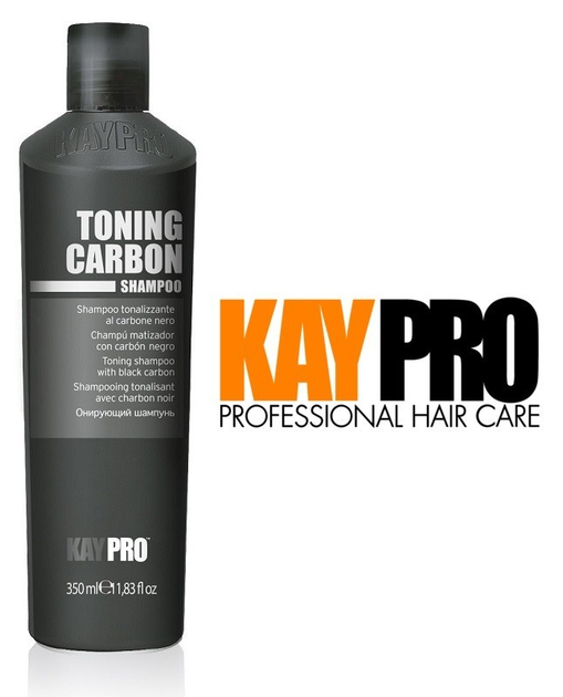 Шампунь для волосся KayPro CARBON тонувальний з вугіллям 350 мл ...