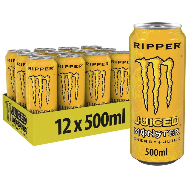 Упаковка безалкогольного енергетичного напою Monster Energy Ripper ...